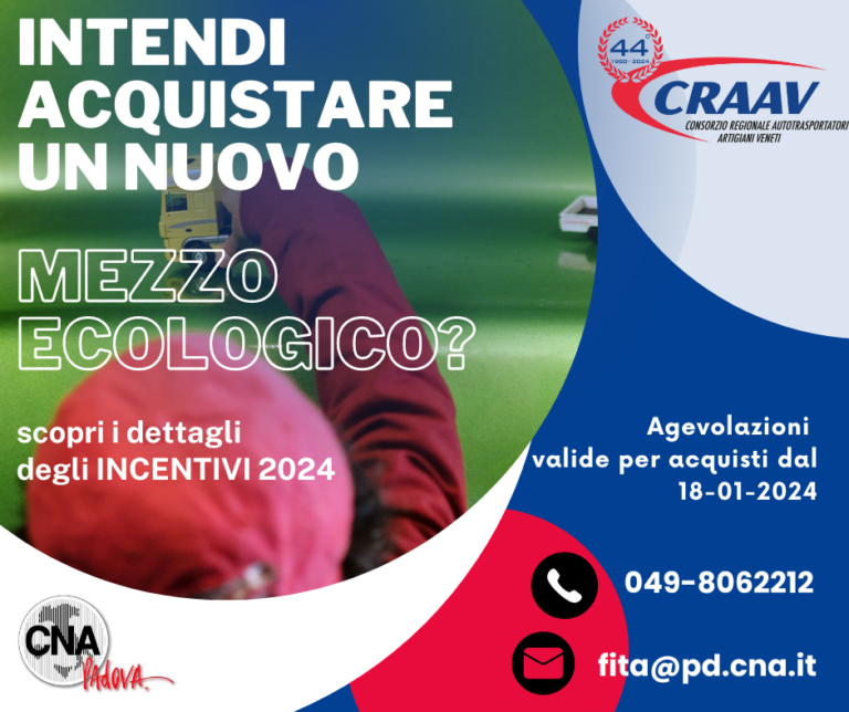 INCENTIVI PER ACQUISTO DI VEICOLI - Craav